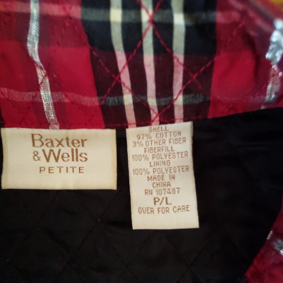 Baxter & Wells | Jackets & Coats | 3 For 5 Baxter Wells Quilted Plaid ...